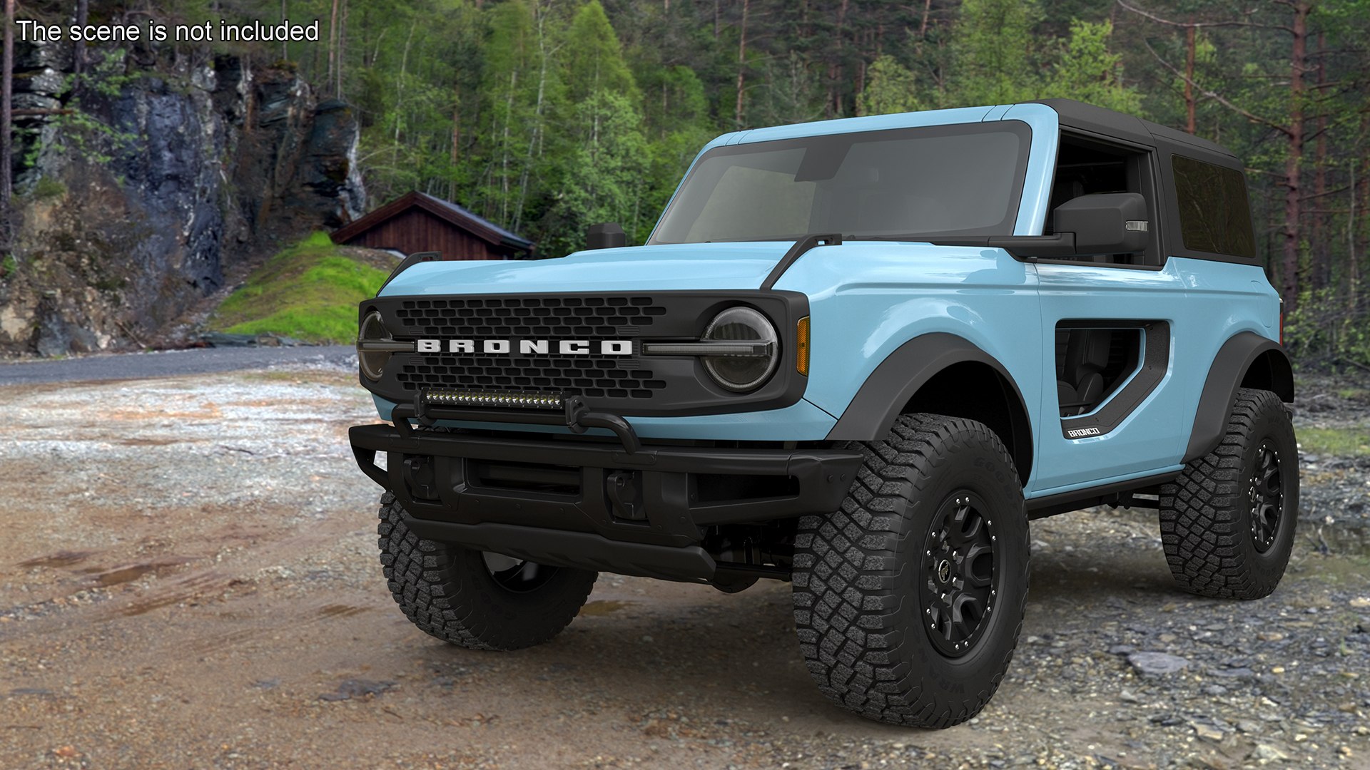 3D Ford Bronco Two Door Area 51 Model - TurboSquid 2319099