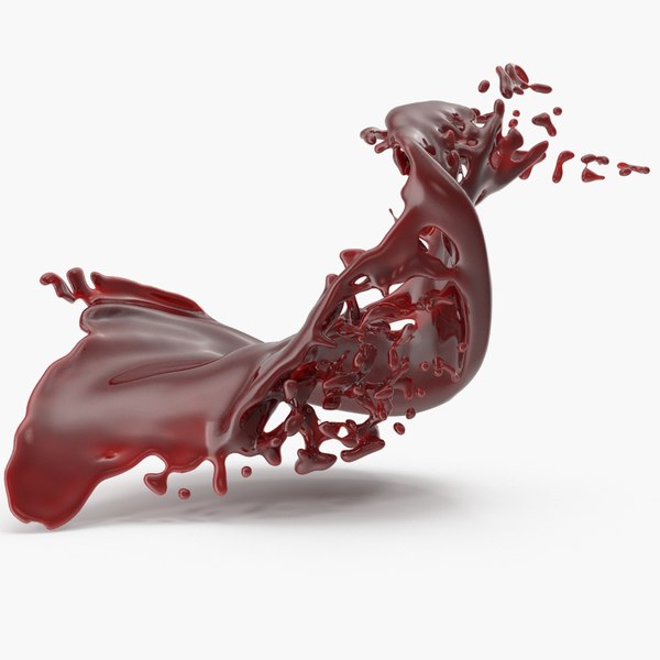 3D model realistic blood splash 3 - TurboSquid 1210181