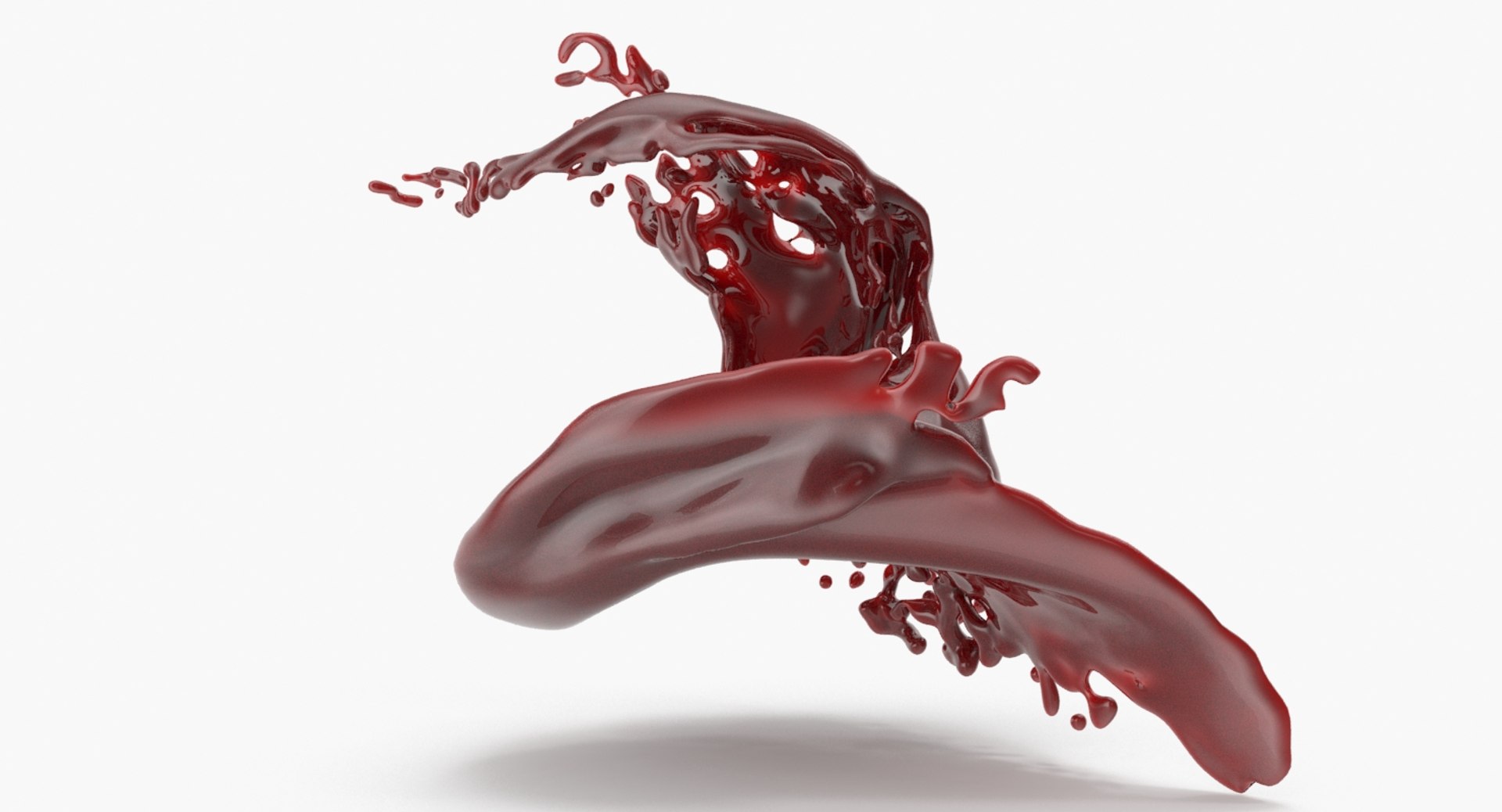 3D Model Realistic Blood Splash 3 - TurboSquid 1210181