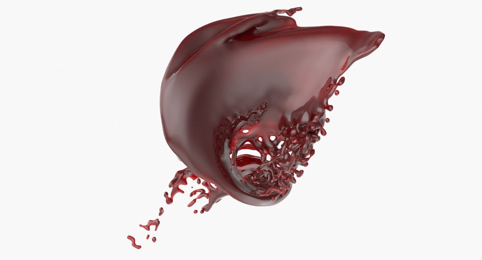 3D Model Realistic Blood Splash 3 - TurboSquid 1210181