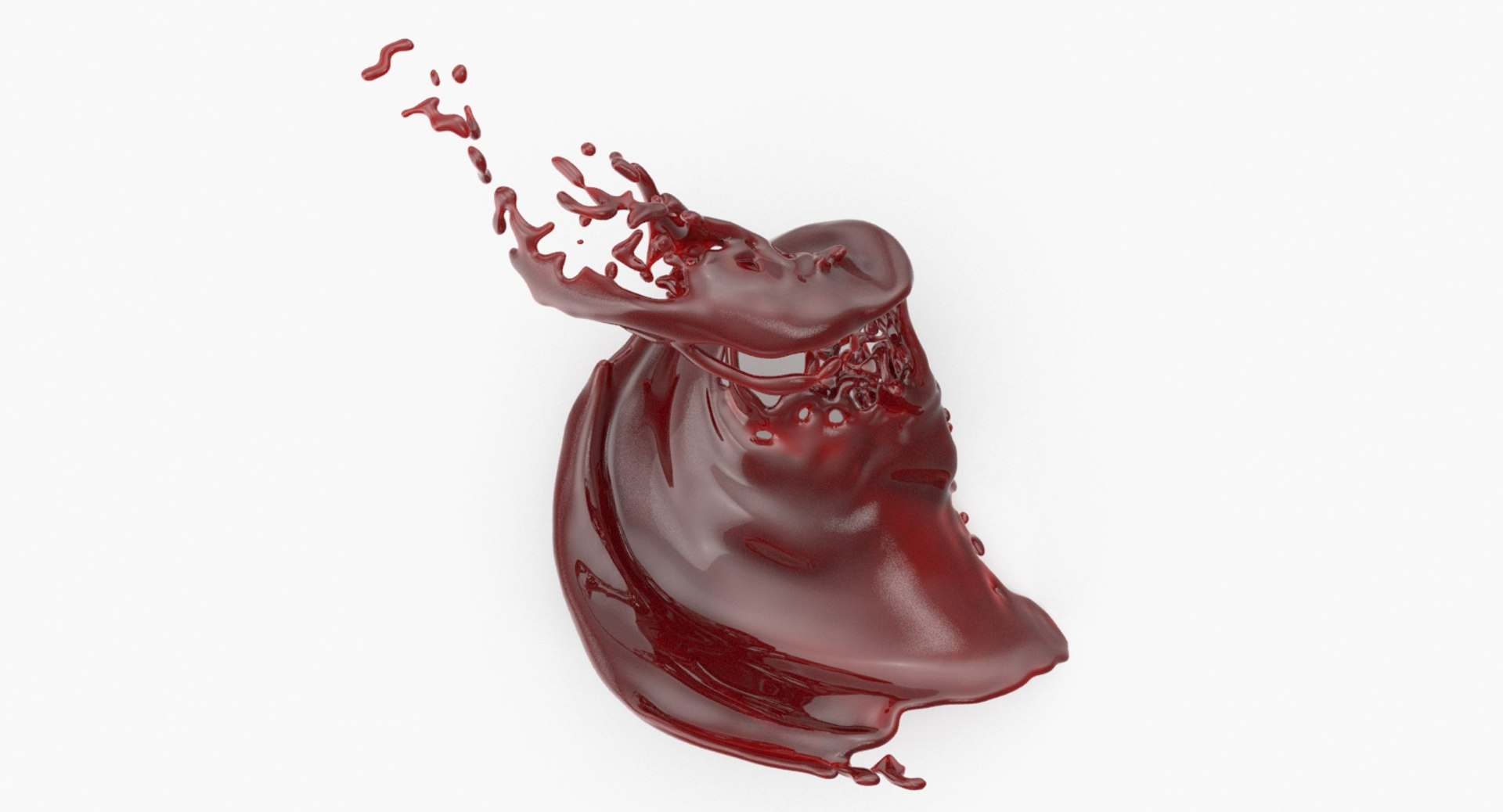 3D Model Realistic Blood Splash 3 - TurboSquid 1210181