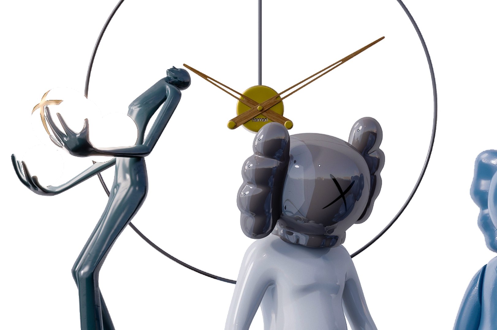 Modern minimalist Kaws sculpture model 3D - TurboSquid 2058023