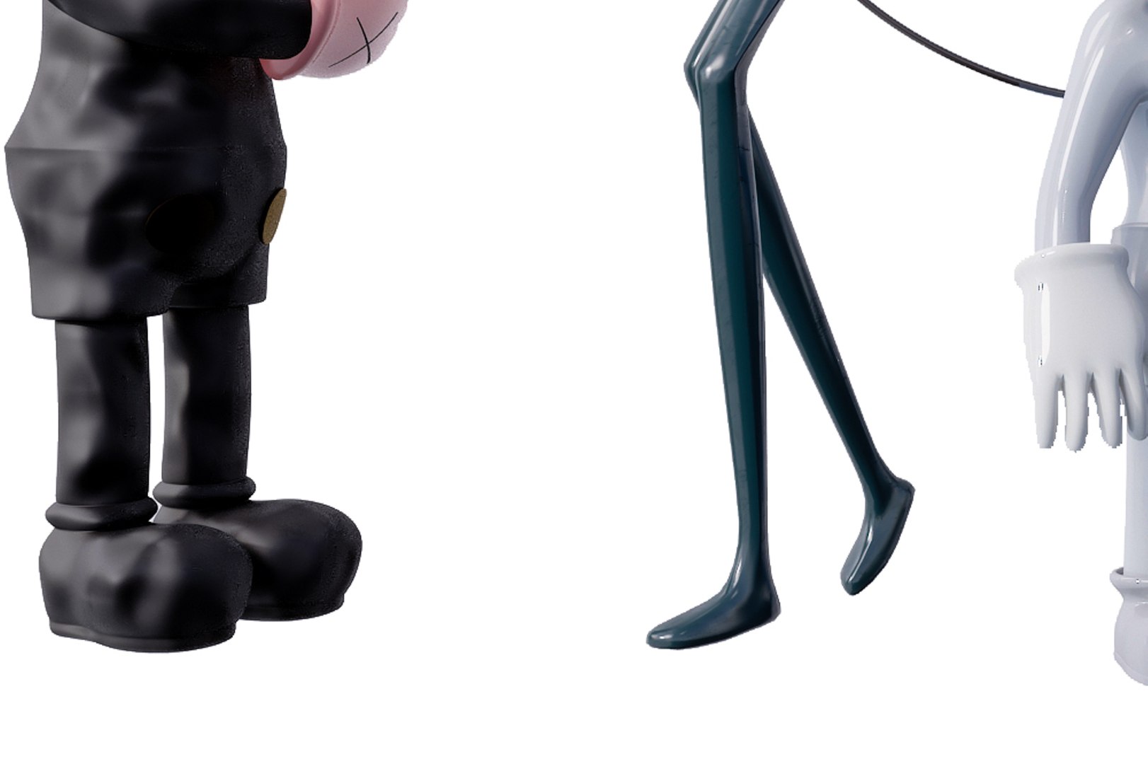 Modern minimalist Kaws sculpture model 3D - TurboSquid 2058023