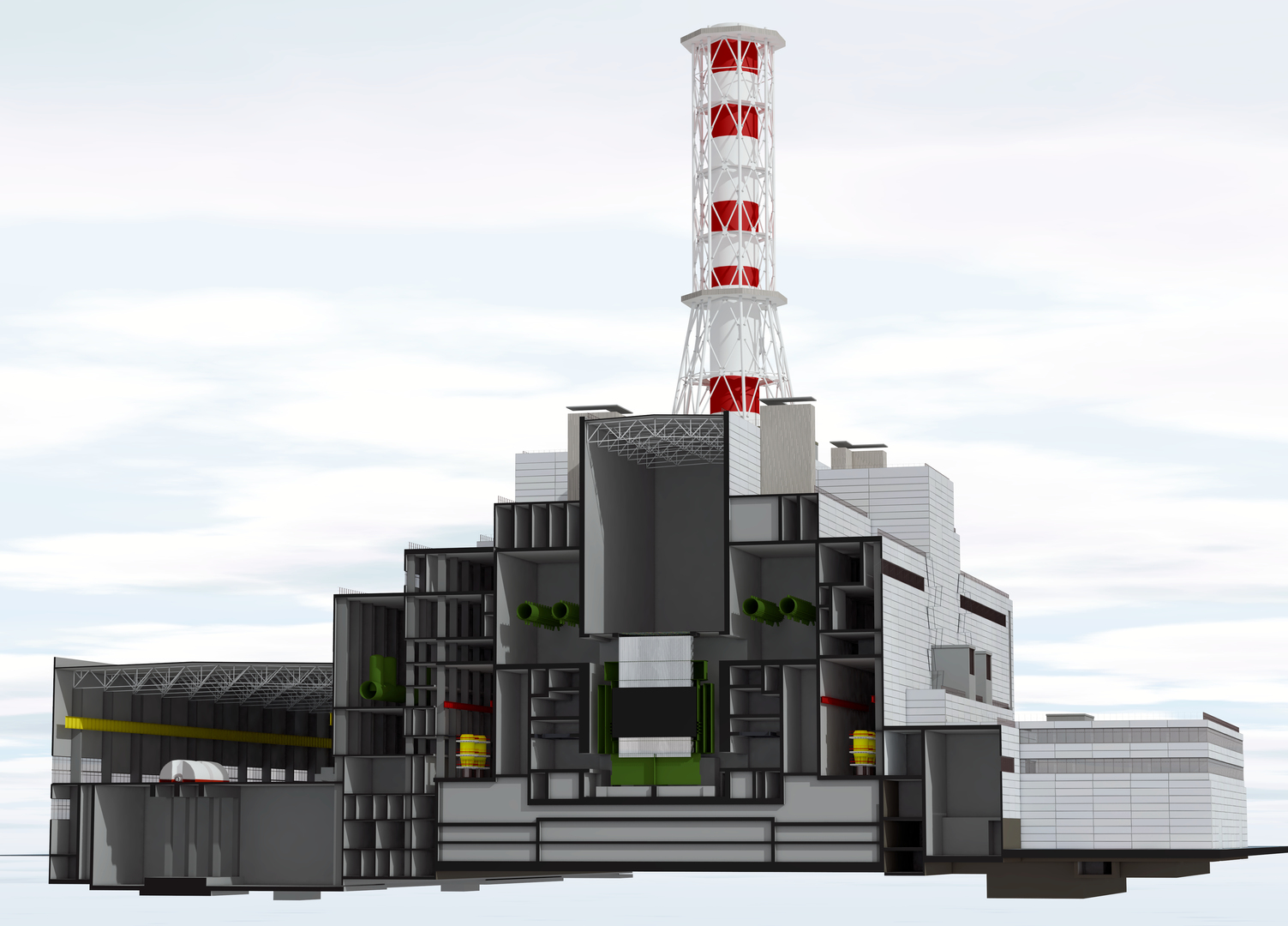 Free 3D model rbmk-1000 nuclear power plant - TurboSquid 1364109