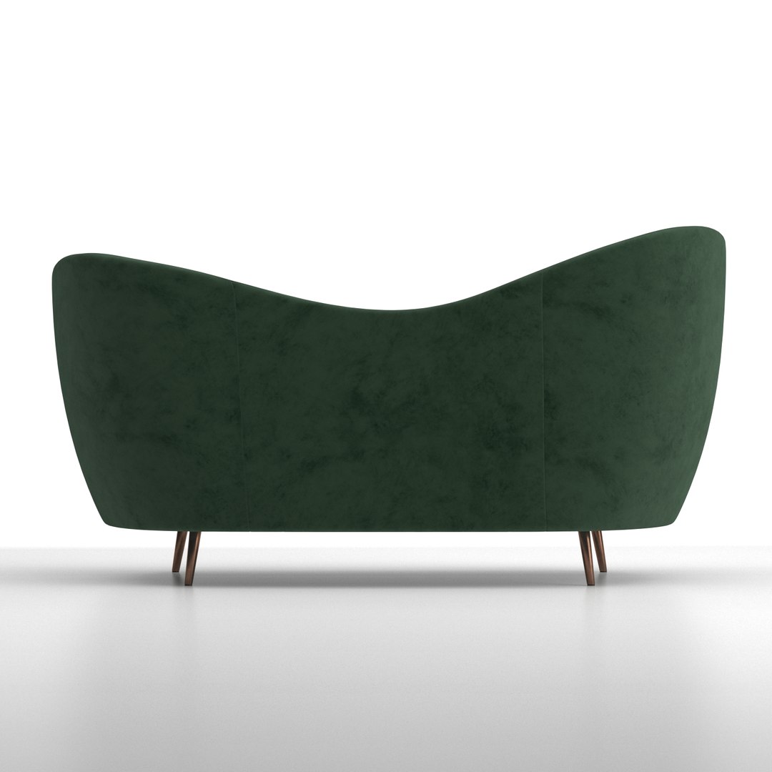 3D Model Kooper 2 Seater Sofa - TurboSquid 1511363