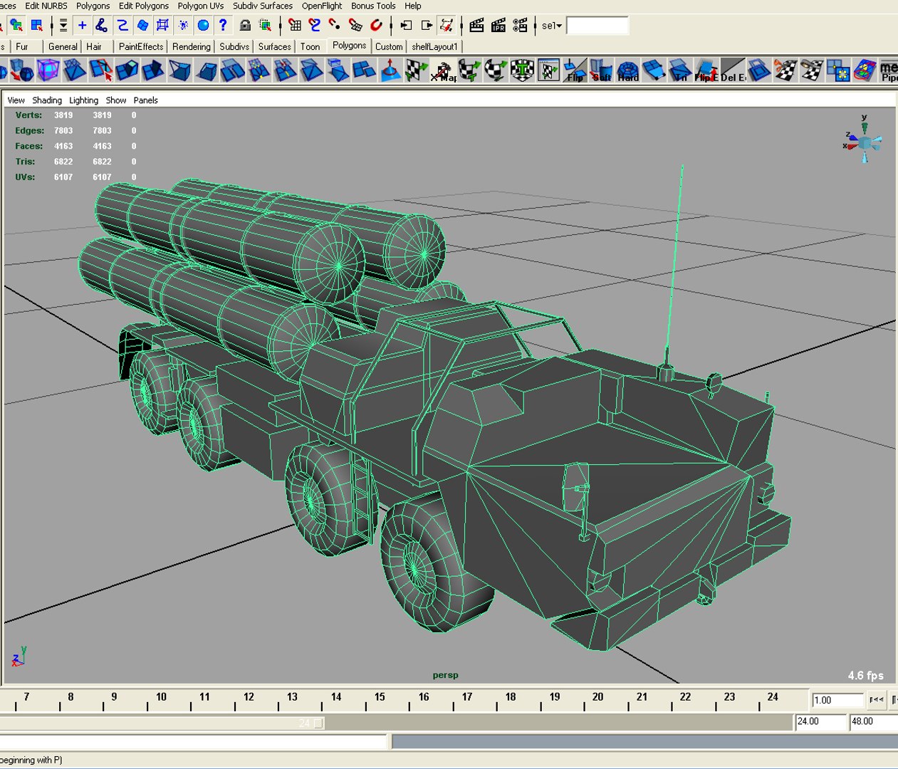 3d Model S-300 Sam Tels
