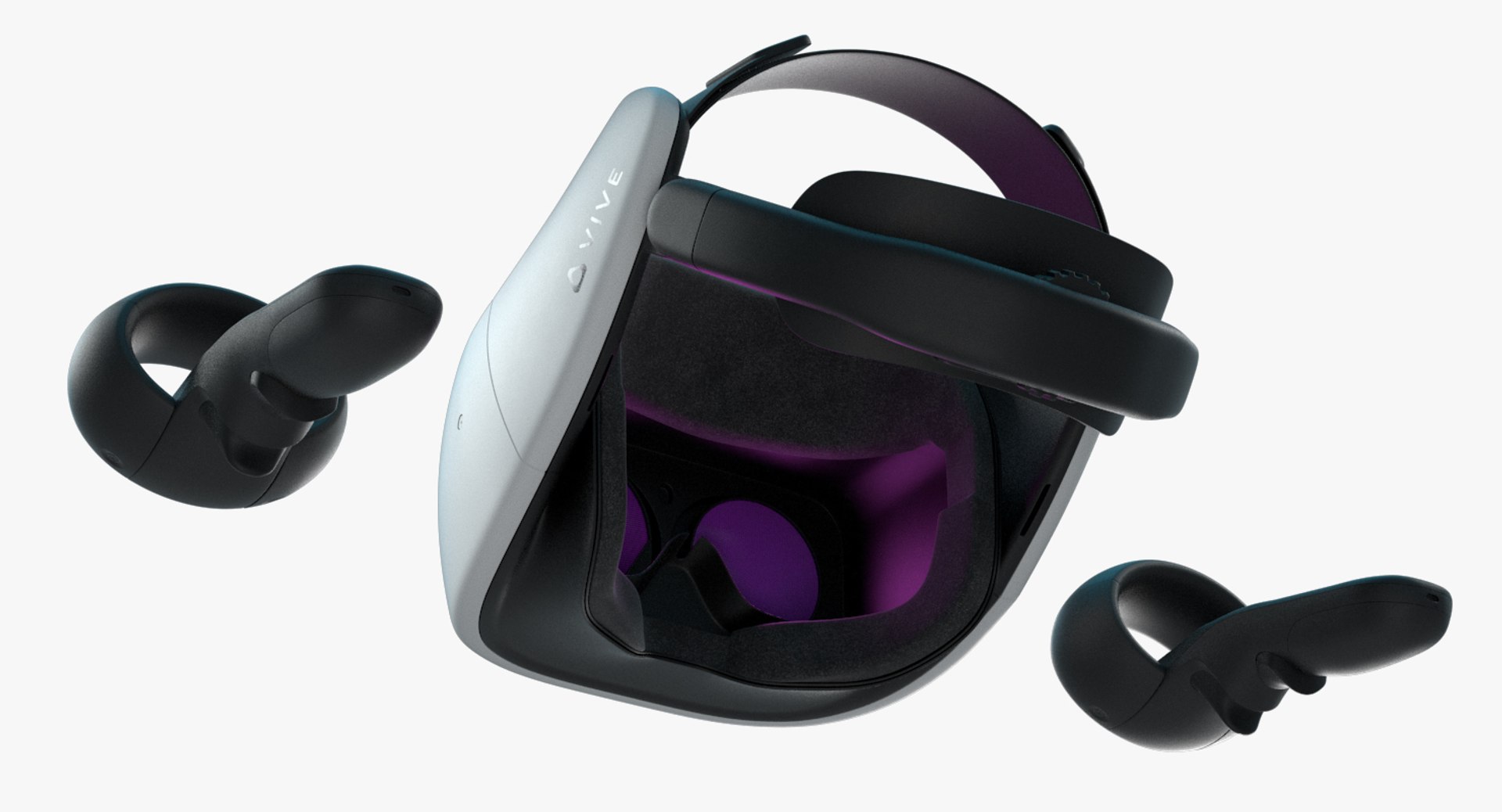 3D Model Htc Vive Focus Controllers - TurboSquid 1405511