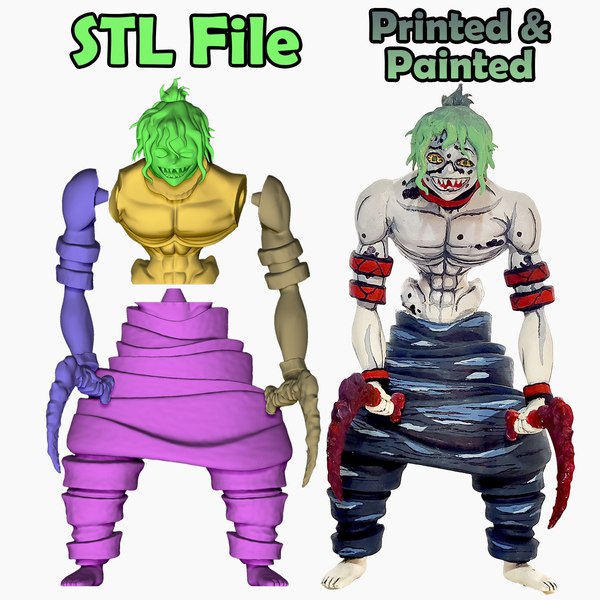 modelo 3d Gyutaro Rango superior 6 Demon Slayer - TurboSquid 2243283