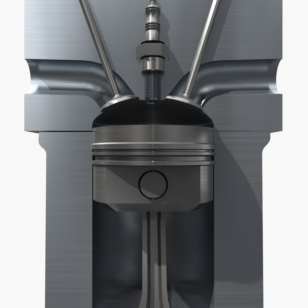 3d Cutaway Piston Engines Animation Model