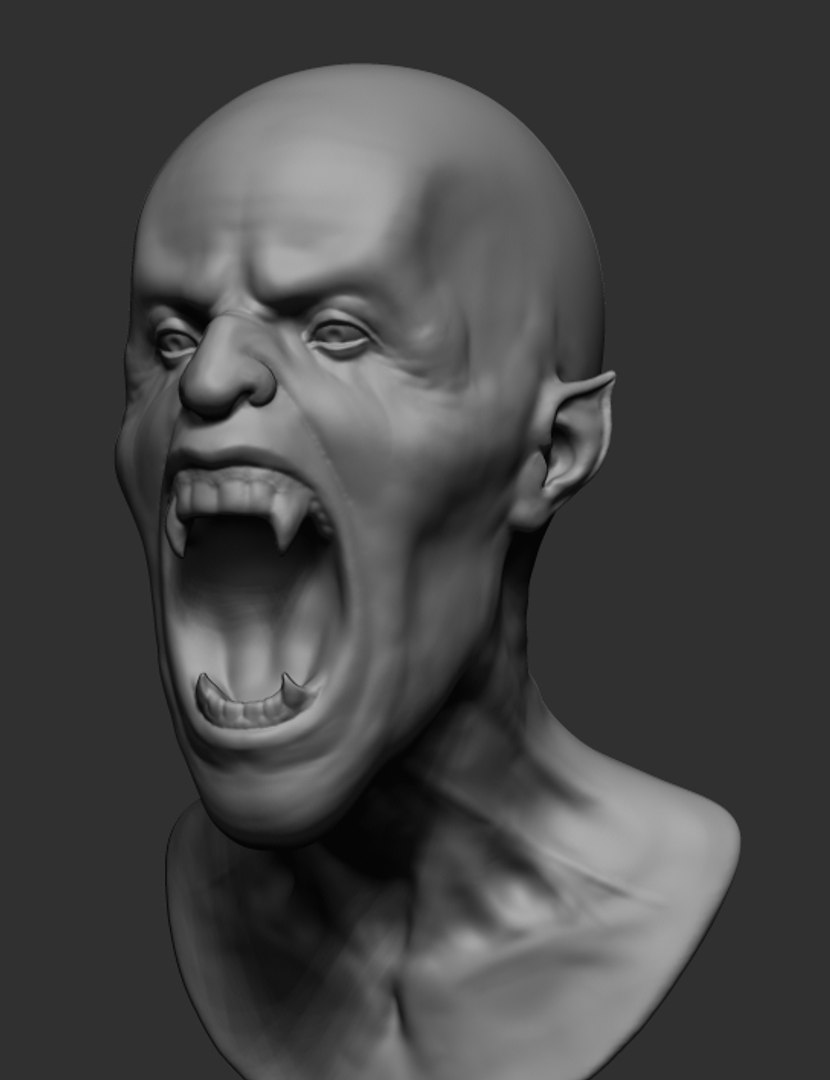 Free Vampire Ztl Zbrush 3D Model - TurboSquid 1259541
