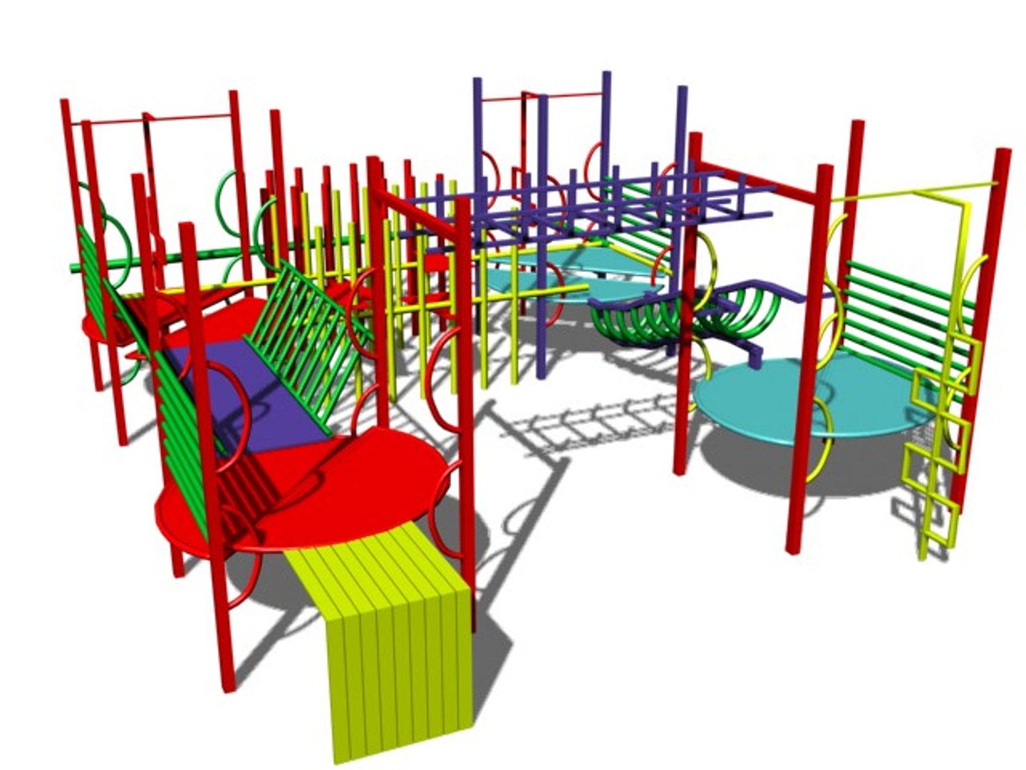 3d Model Of Play Playground