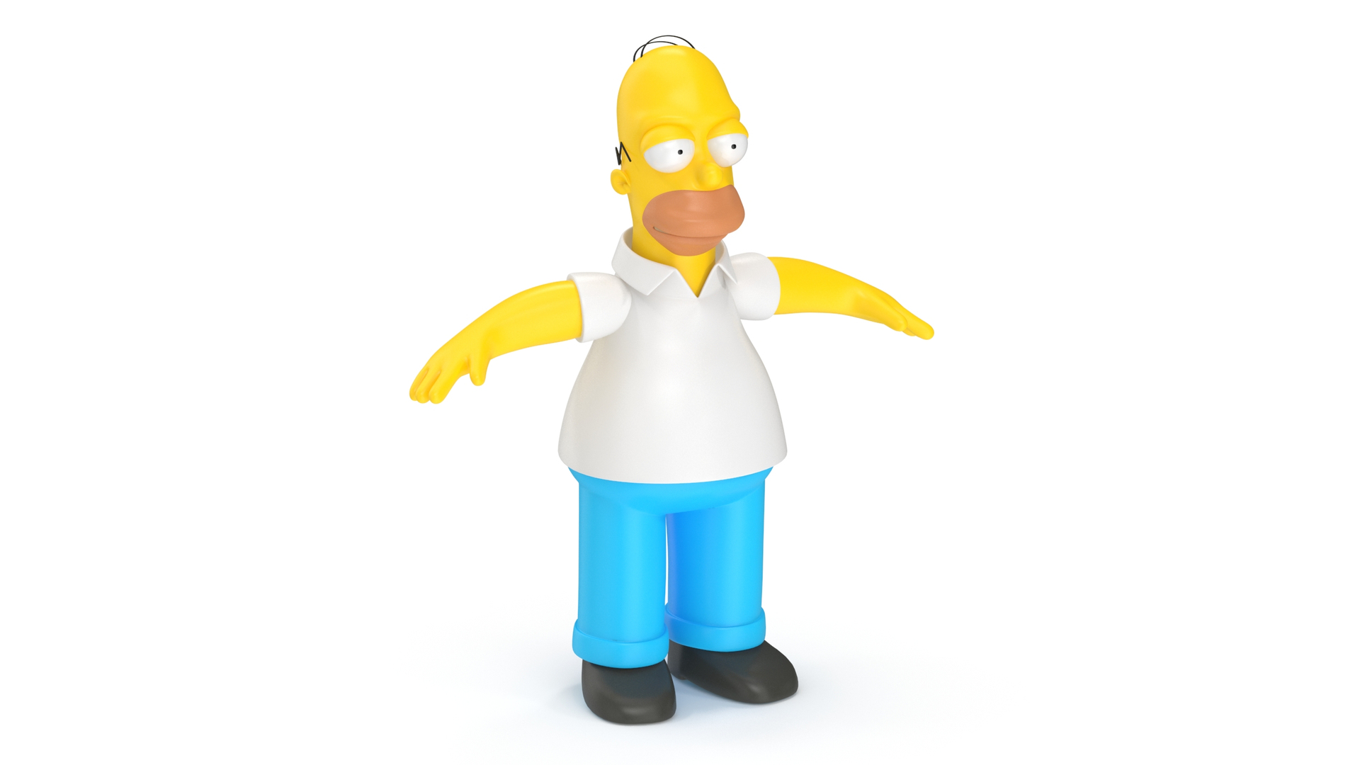 modelo 3d Homer Simpson Versión 2 - TurboSquid 1561647