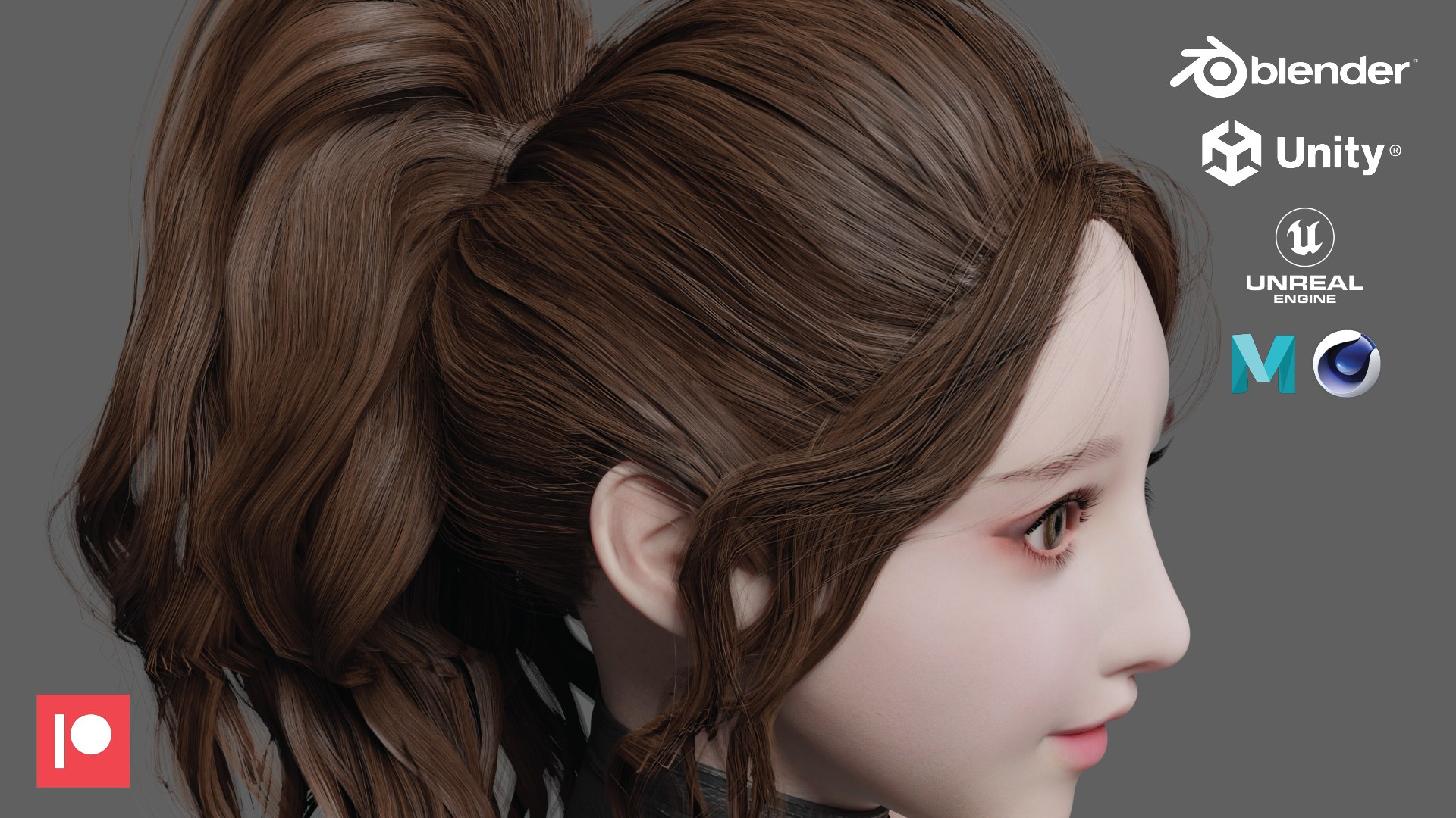 Shania - Game Ready Low-poly 3D Model 3D Model - TurboSquid 2219664