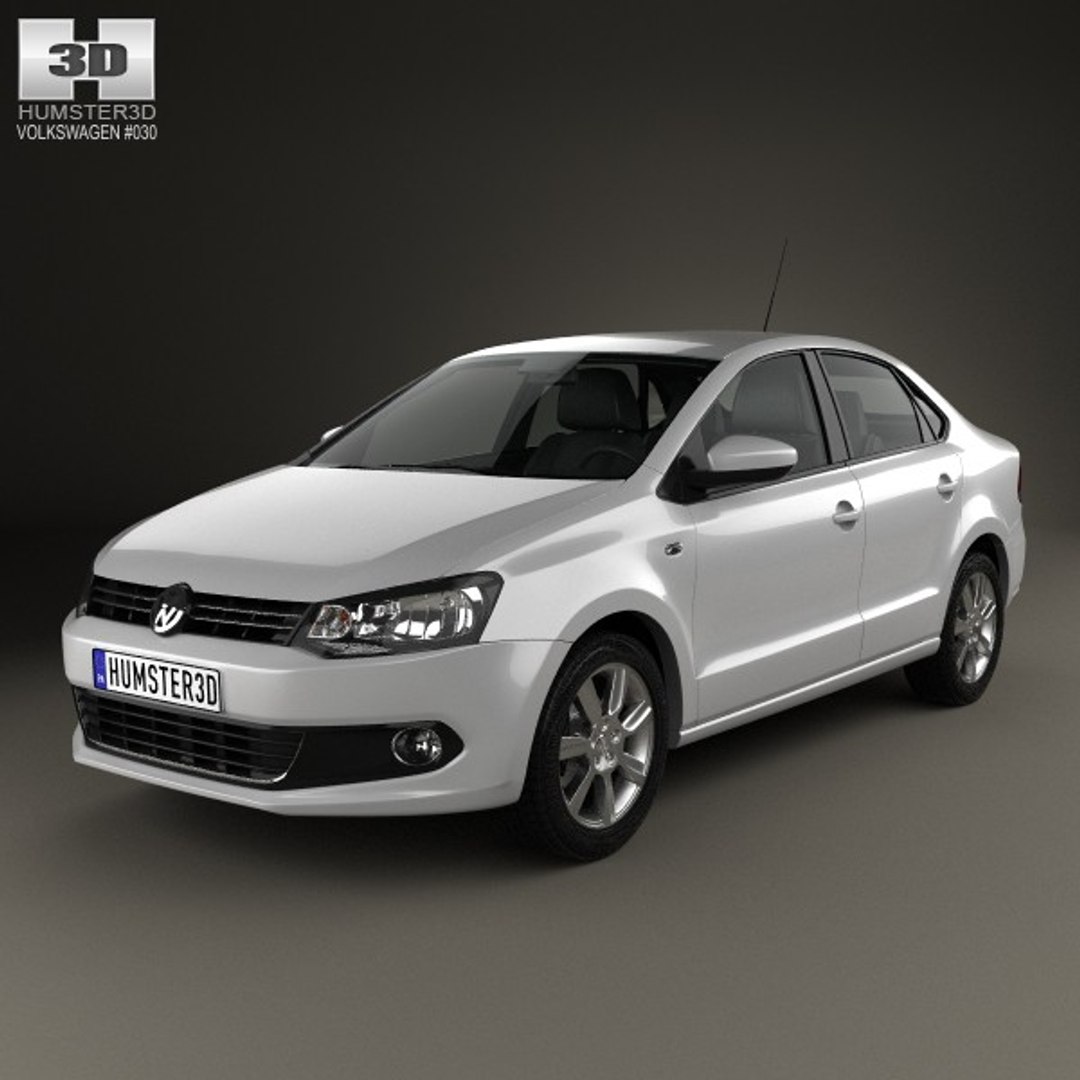 Volkswagen Polo Sedan 3d Model