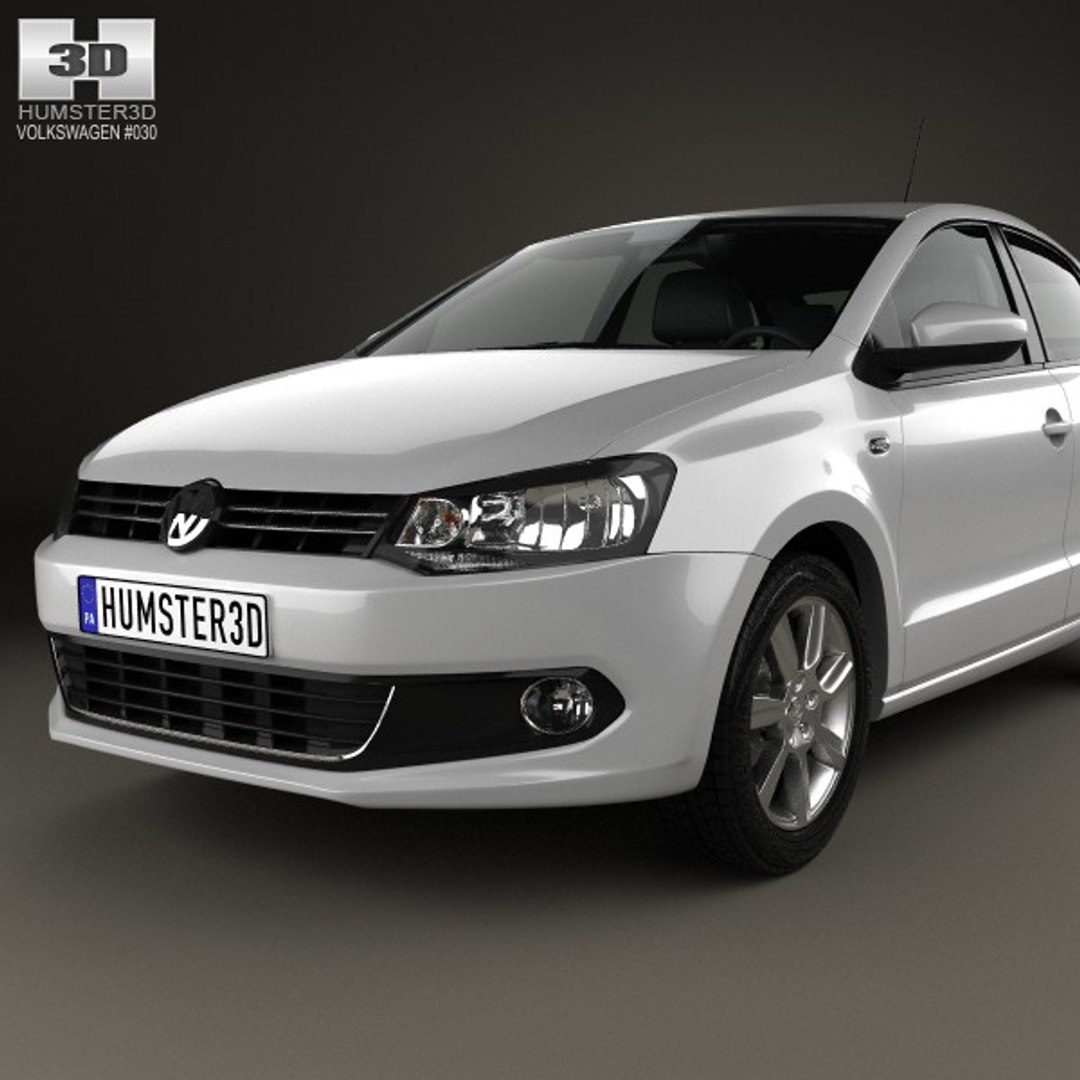 Volkswagen Polo Sedan 3d Model