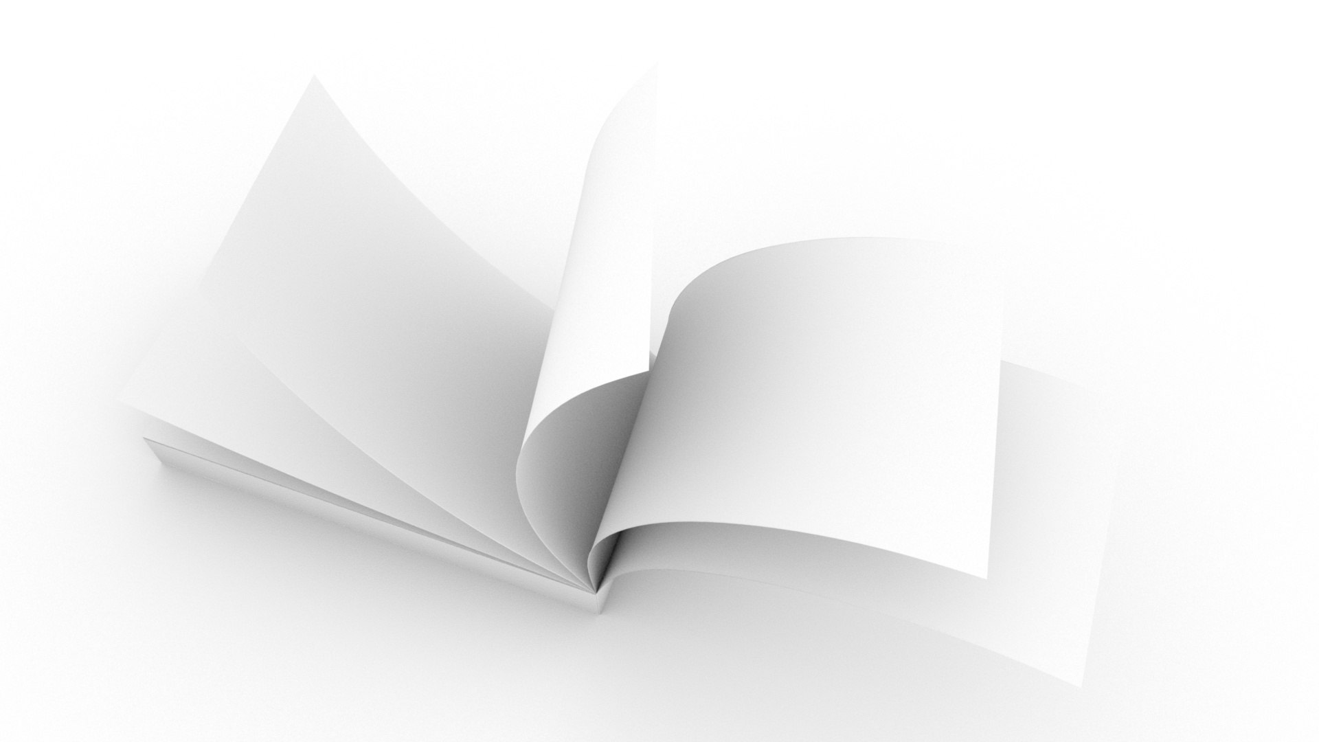 The Universal Model Of The Perfect Bound Book Thread-bound Books 3D ...