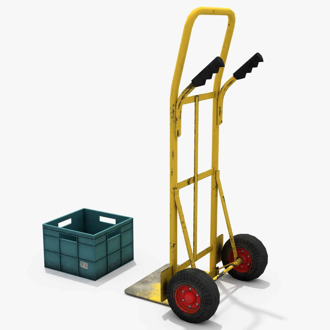 3D Hand Trolley Model - TurboSquid 1312143