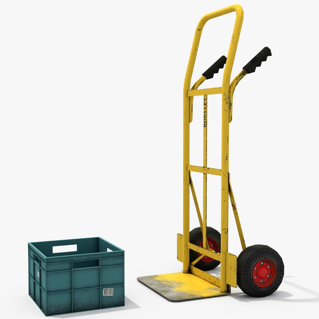 3D Hand Trolley Model - TurboSquid 1312143