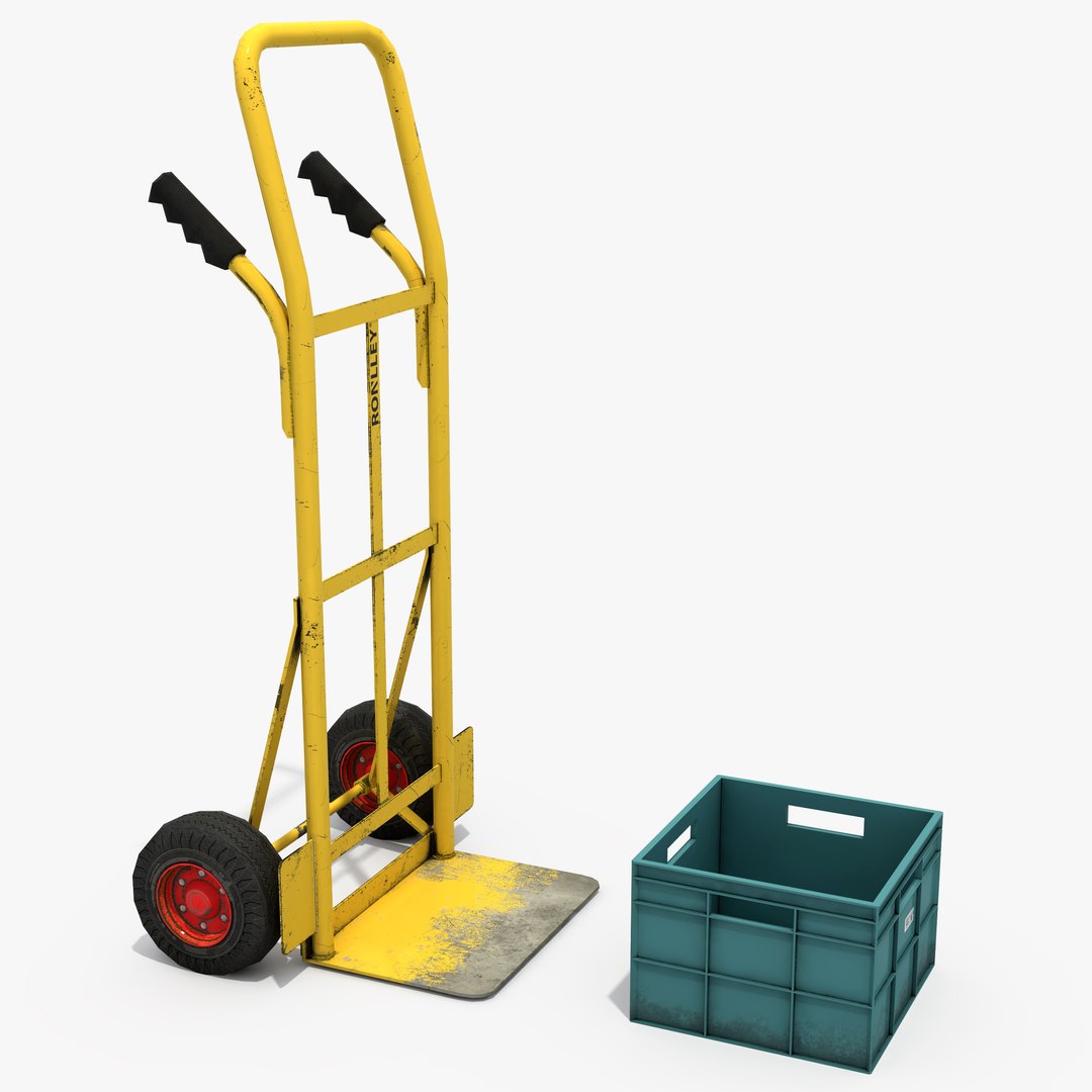 3D Hand Trolley Model - TurboSquid 1312143