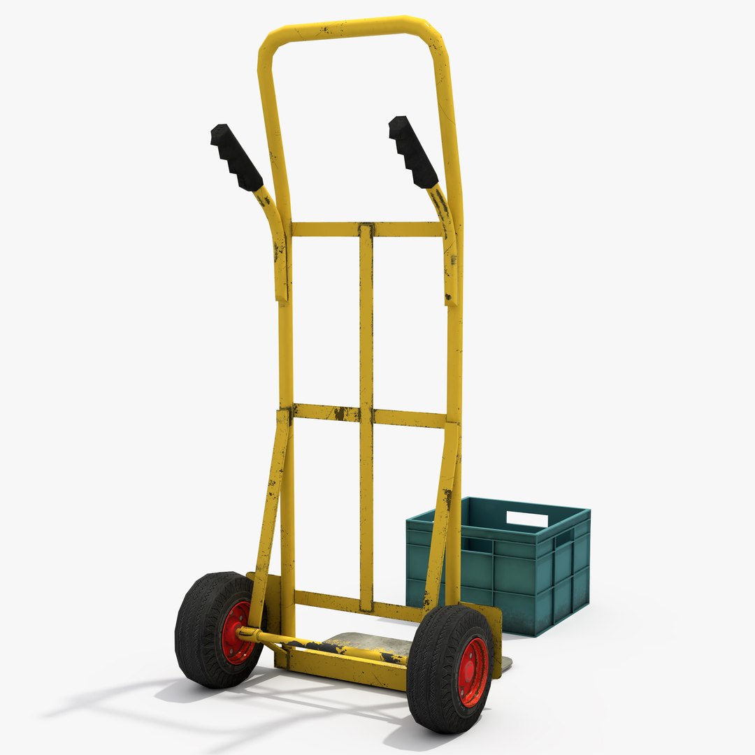 3D Hand Trolley Model - TurboSquid 1312143