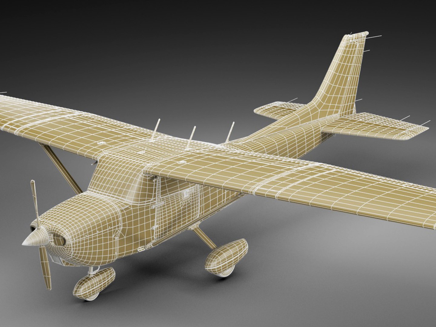 Cessna 172 Skyhawk 3d Model