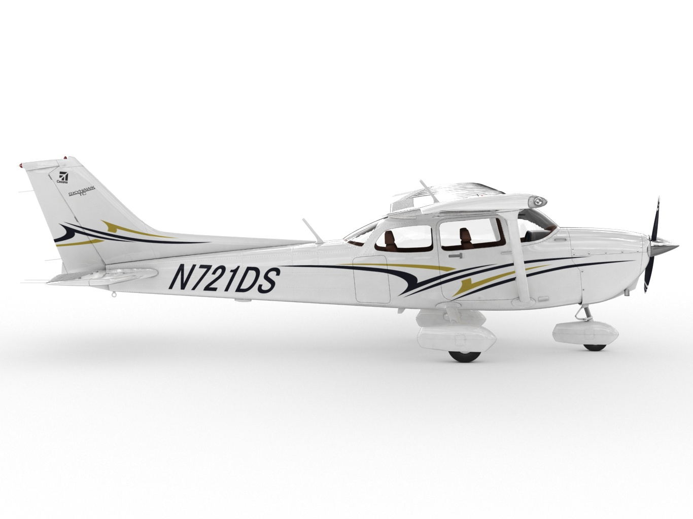 cessna 172 skyhawk 3d model