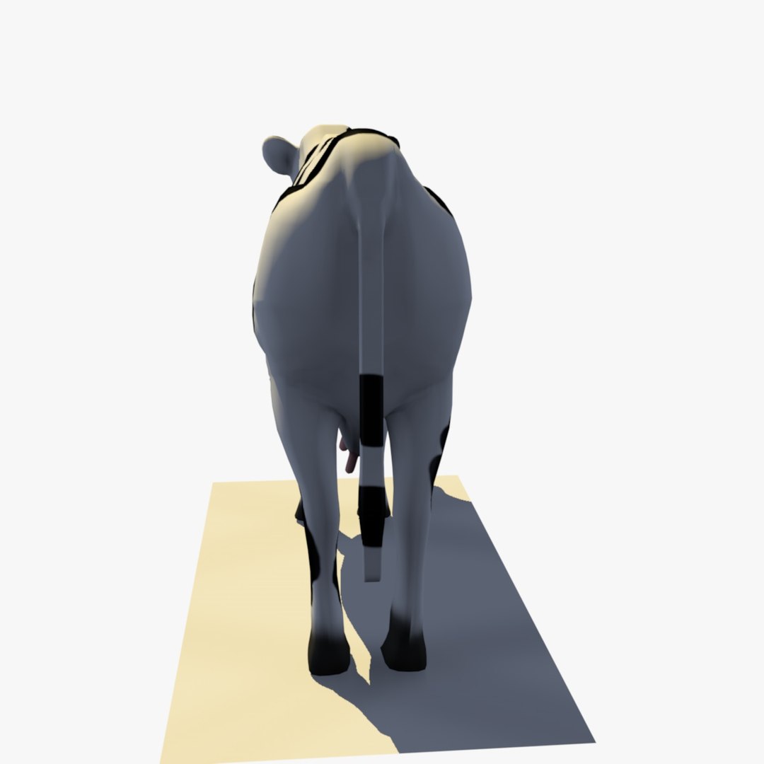 3D Realistic Cow Rigged Model - TurboSquid 1152462
