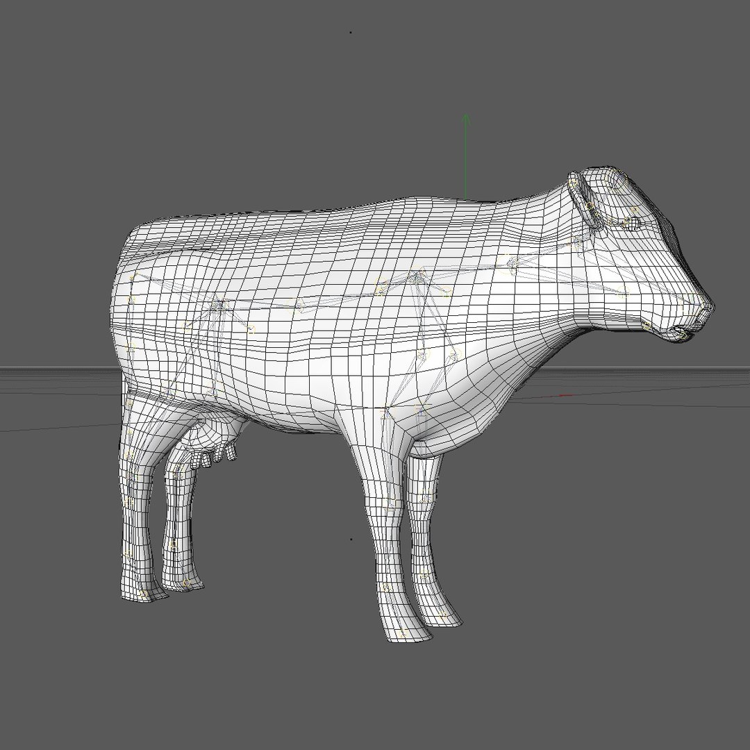 3D Realistic Cow Rigged Model - TurboSquid 1152462