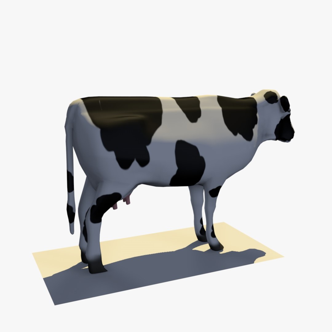 3D Realistic Cow Rigged Model - TurboSquid 1152462