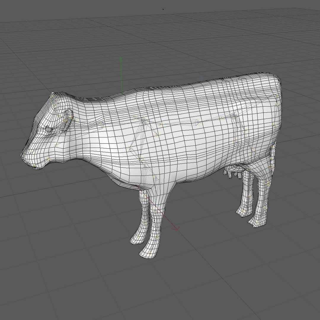 3D Realistic Cow Rigged Model - TurboSquid 1152462