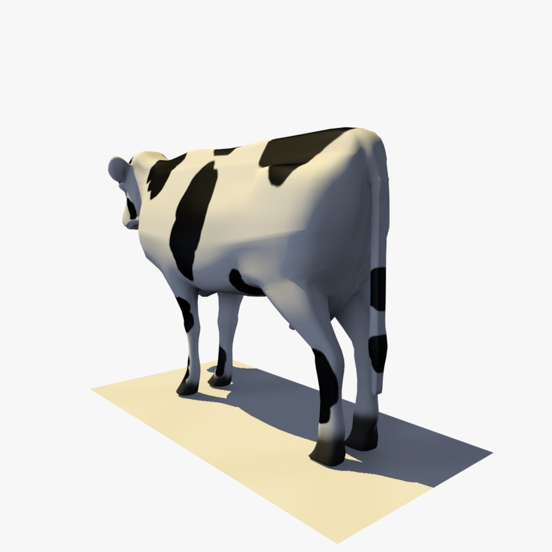 3D Realistic Cow Rigged Model - TurboSquid 1152462
