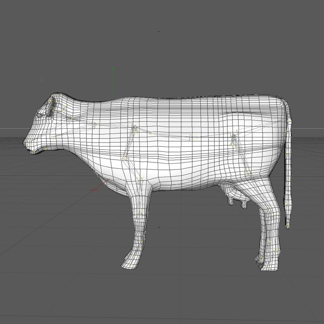 3D Realistic Cow Rigged Model - TurboSquid 1152462