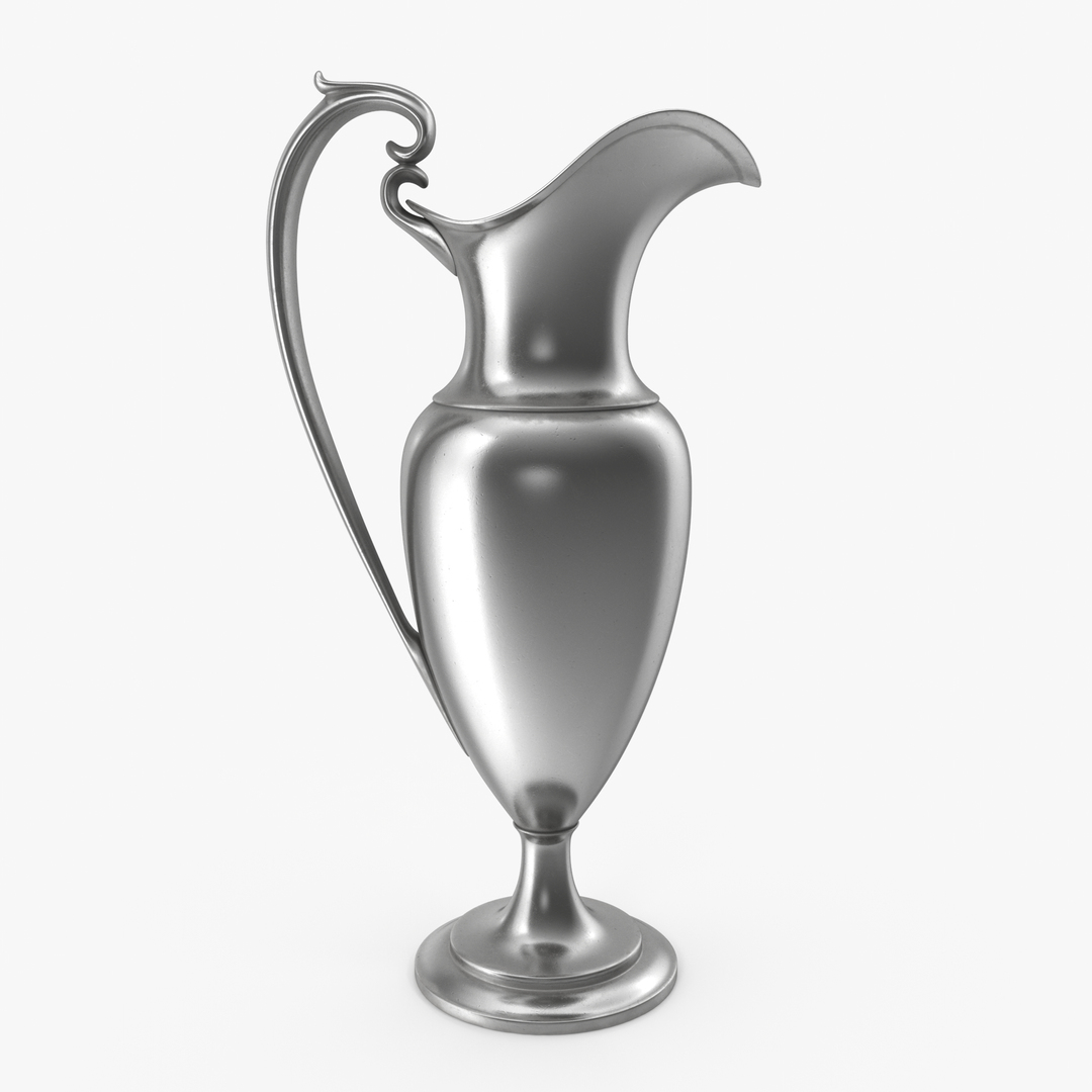 Antique Large Sterling Silver Ewer Marked Dominick And Haff On The Base ...