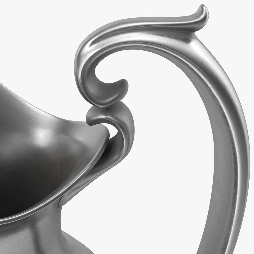 Antique Large Sterling Silver Ewer Marked Dominick And Haff On The Base ...