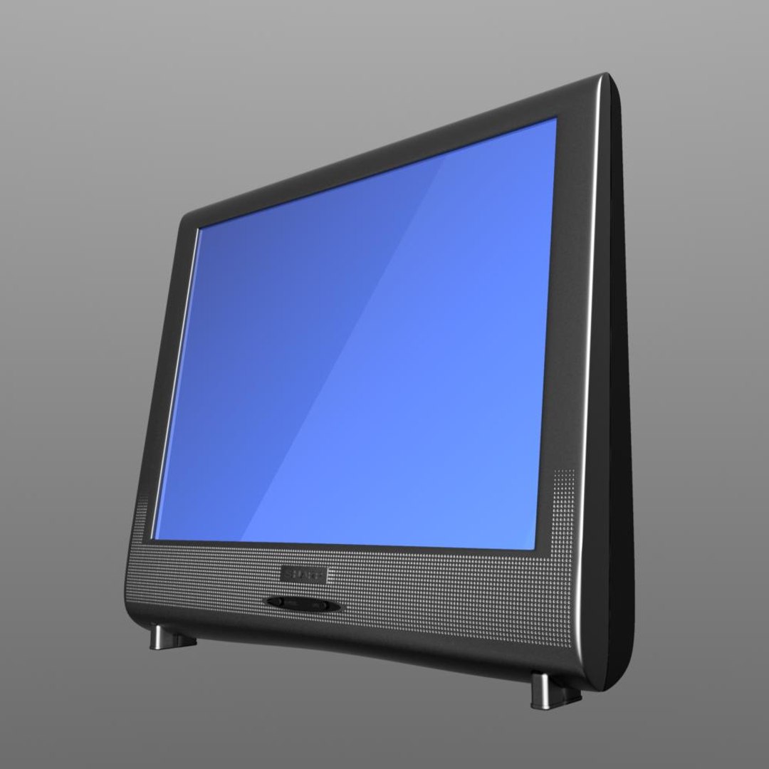 Tv Sharp Lcd 3d Max