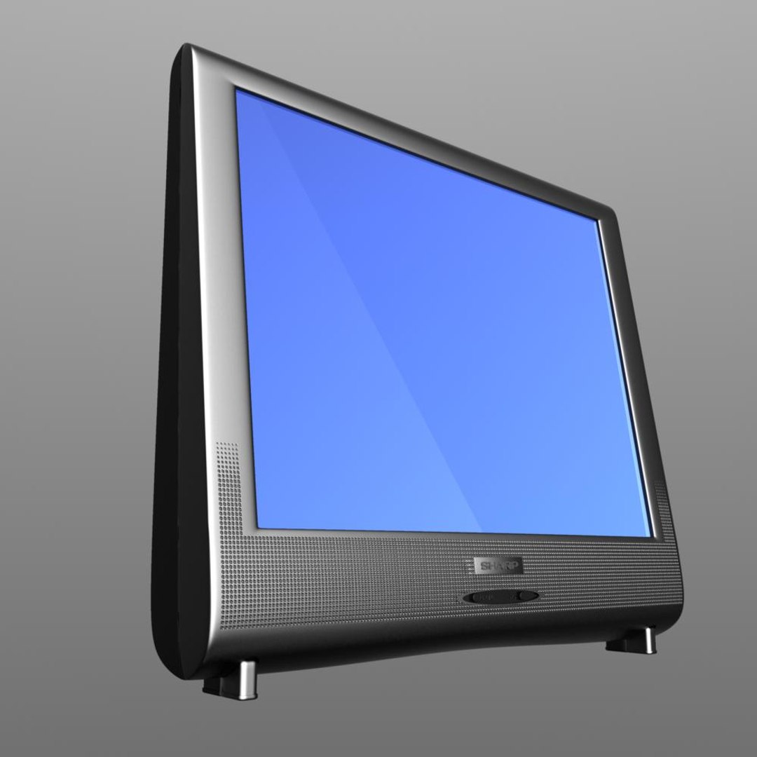 Tv Sharp Lcd 3d Max