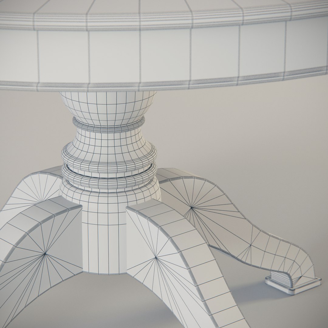 3d house dining table