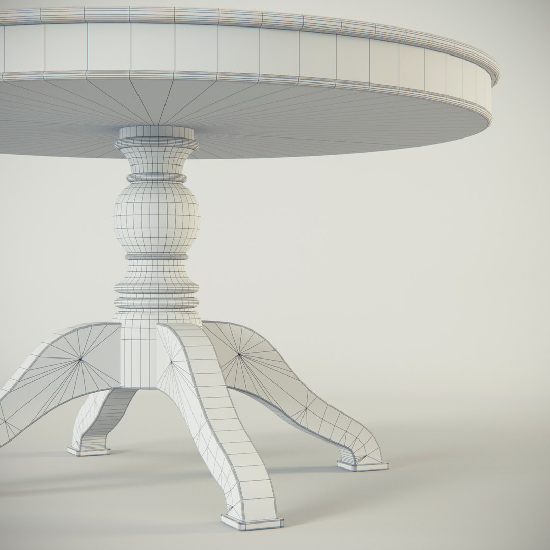 3d house dining table