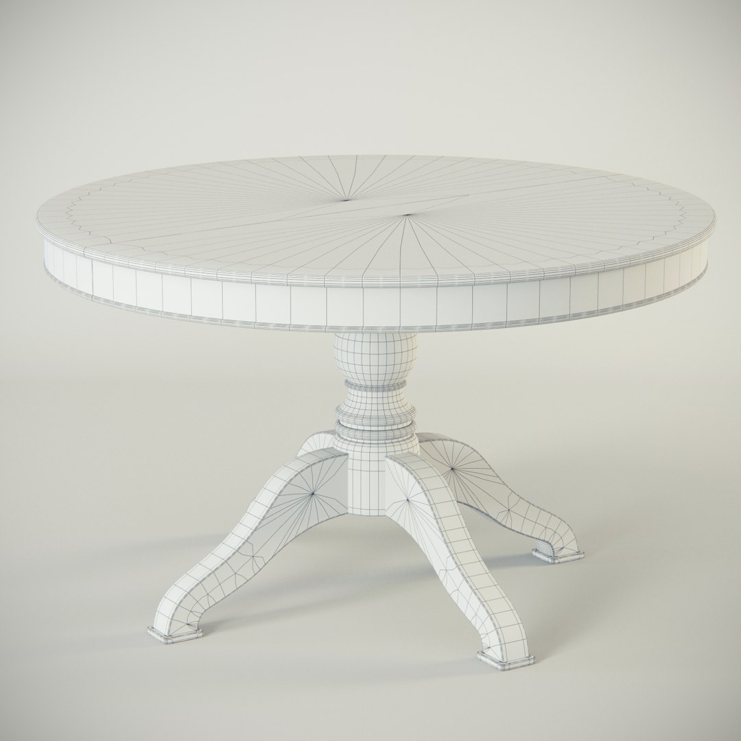 3d house dining table
