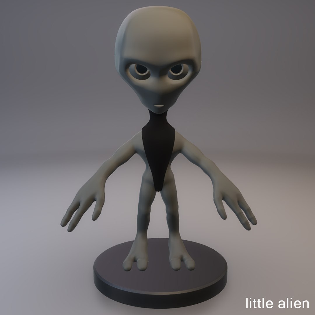 3D alien model - TurboSquid 1161811