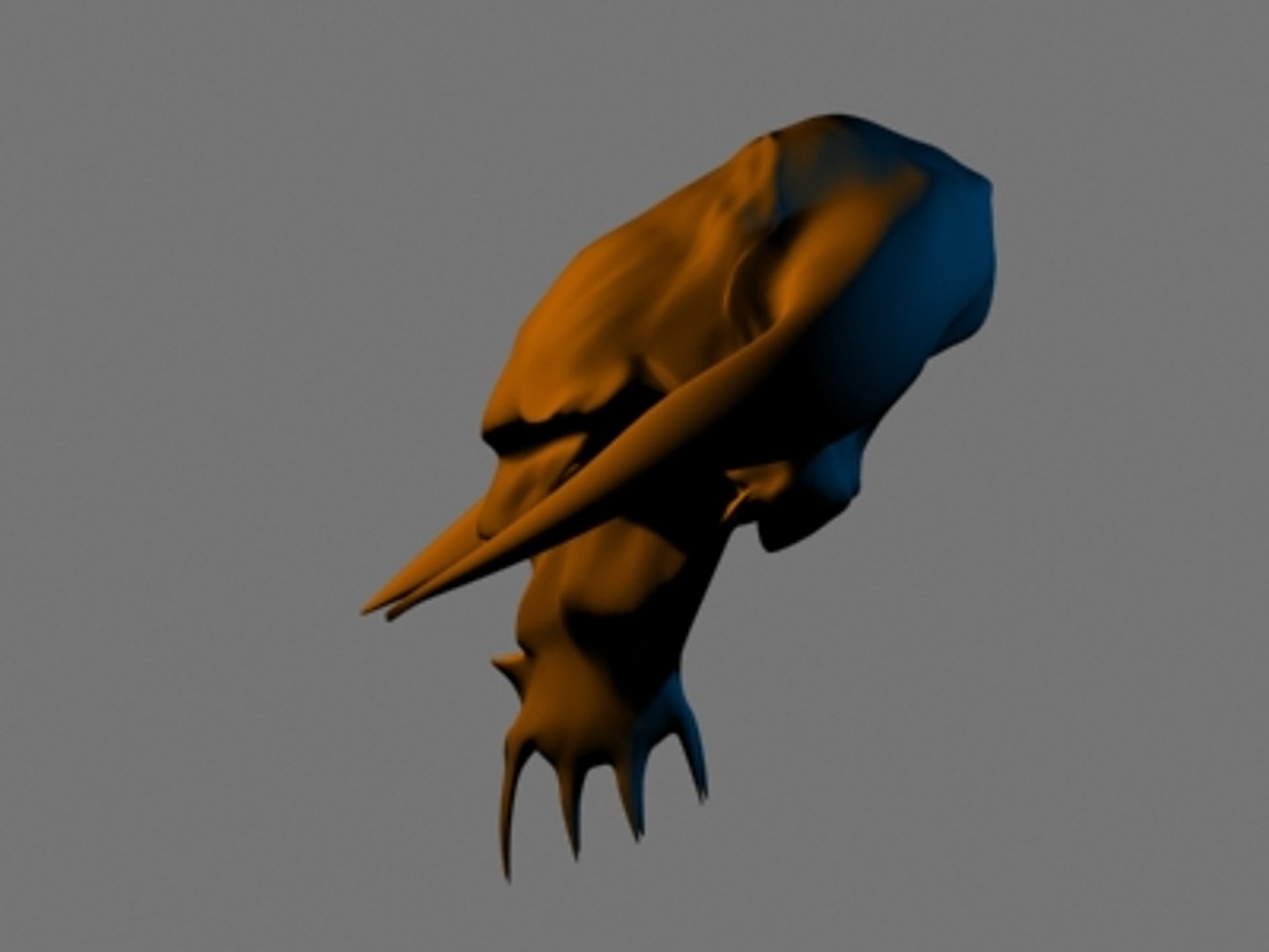 Free Demon Skull 3d Model