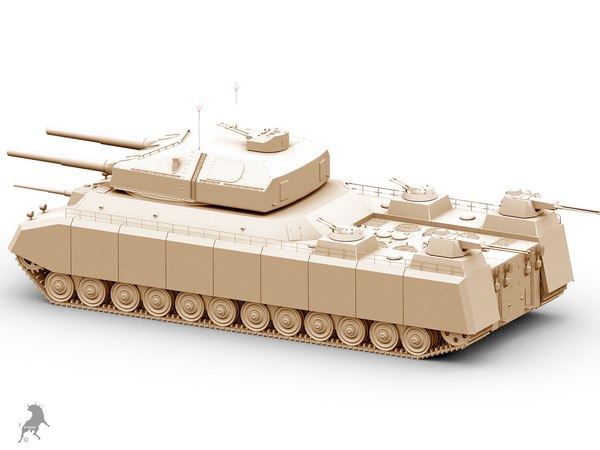 Landkreuzer p 1000 ratte 3D - TurboSquid 1292369