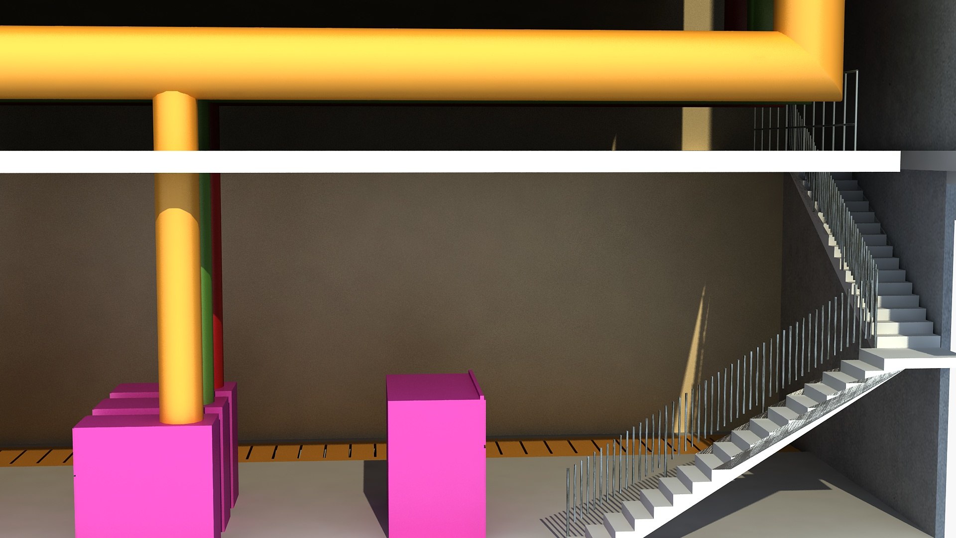 Structure Of Hydropower Station 3D Model - TurboSquid 2382232