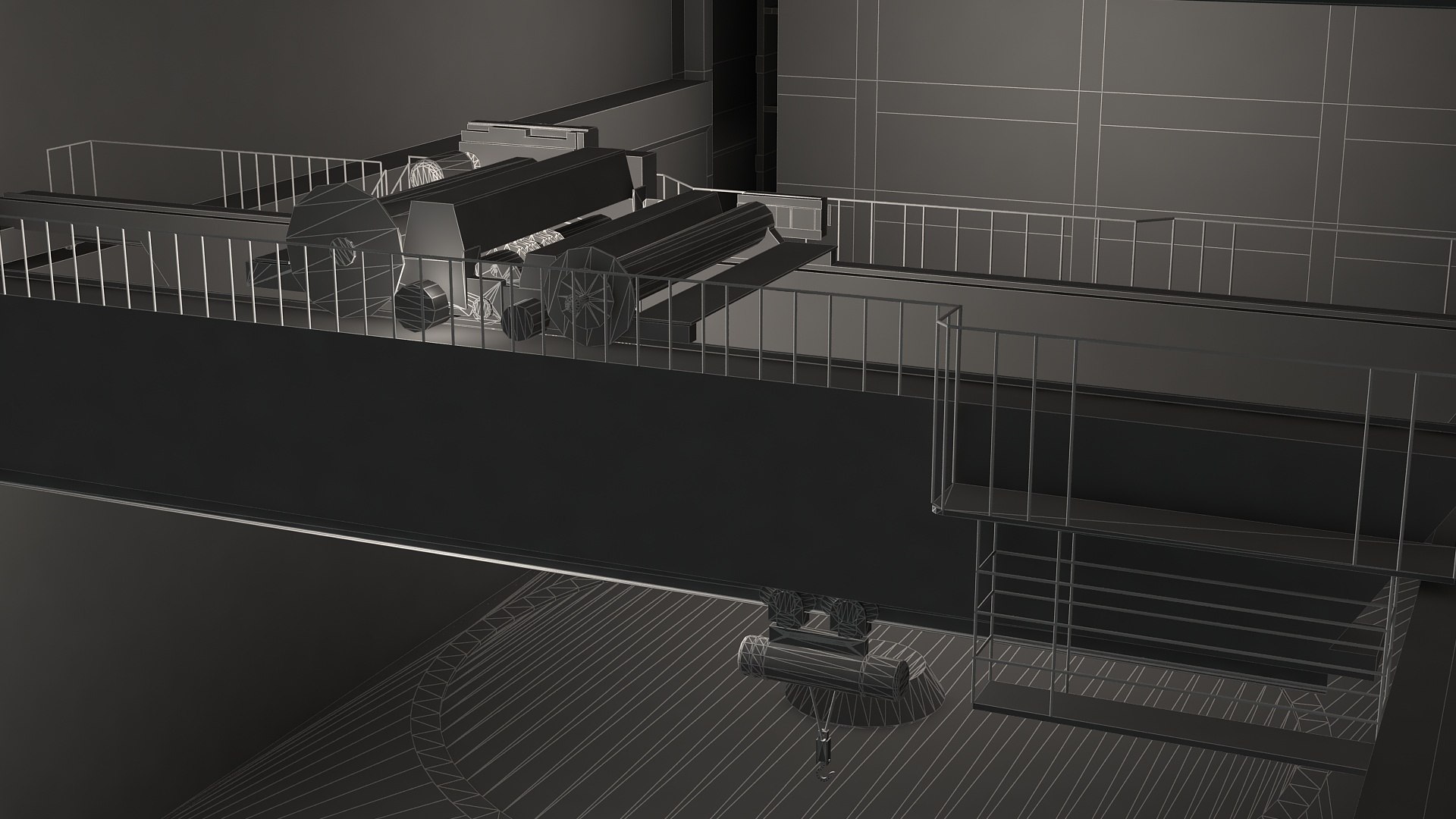 Structure Of Hydropower Station 3D Model - TurboSquid 2382232