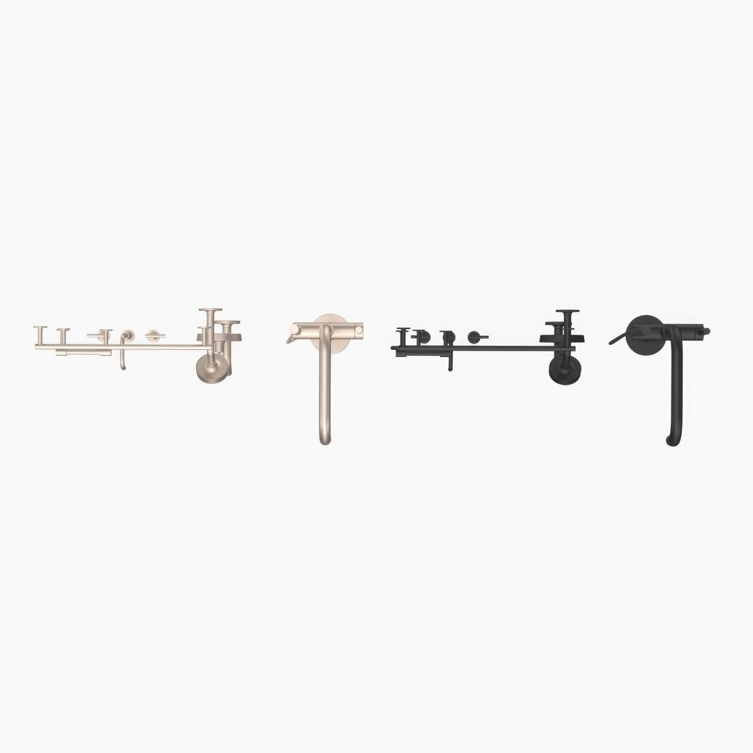 Kohler Bathroom Faucet and Accessories 3D - TurboSquid 2120236