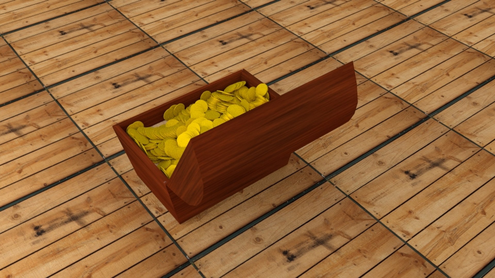Chest Physics 3D Model - TurboSquid 1280965