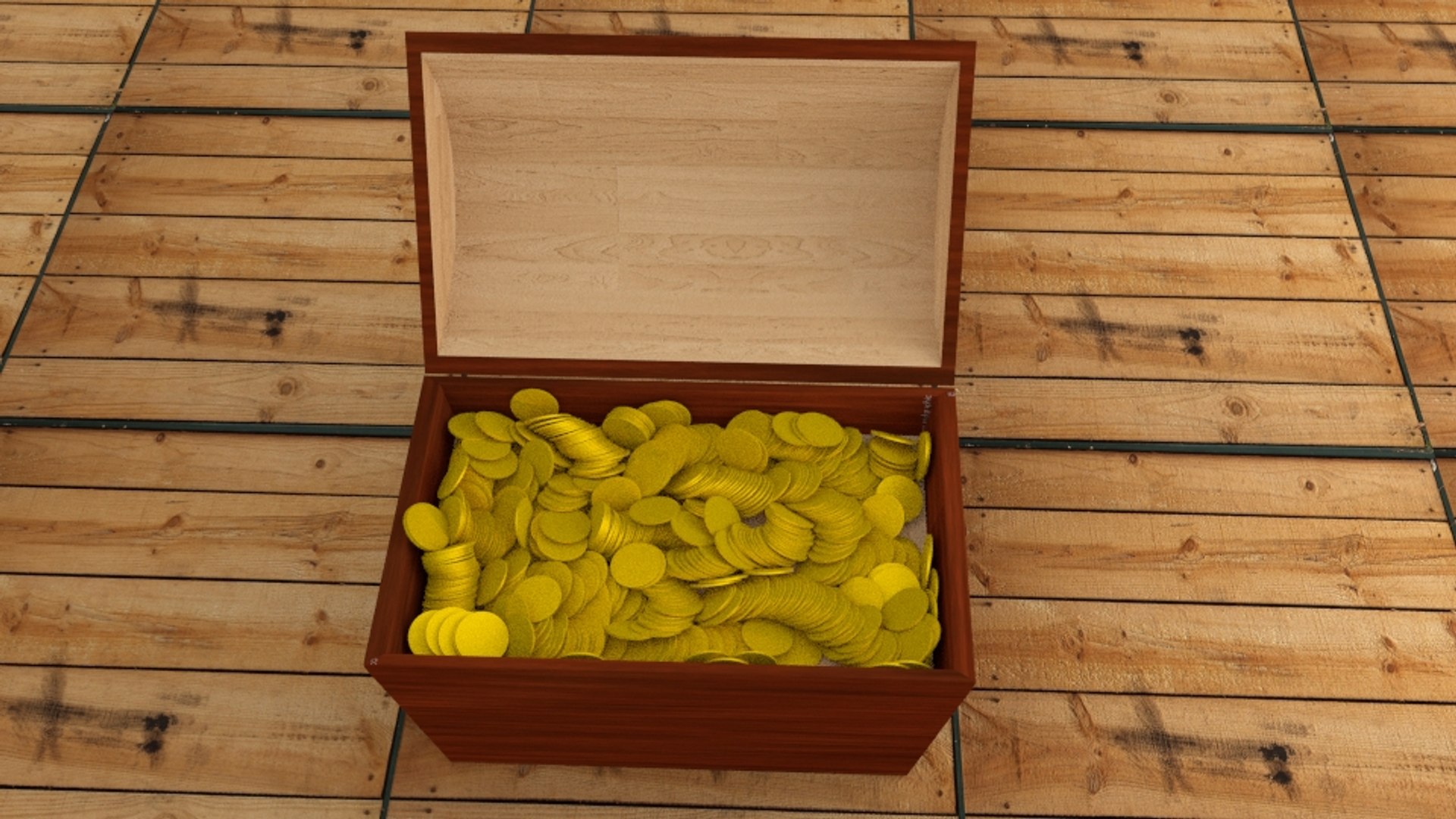 Chest Physics 3D Model - TurboSquid 1280965