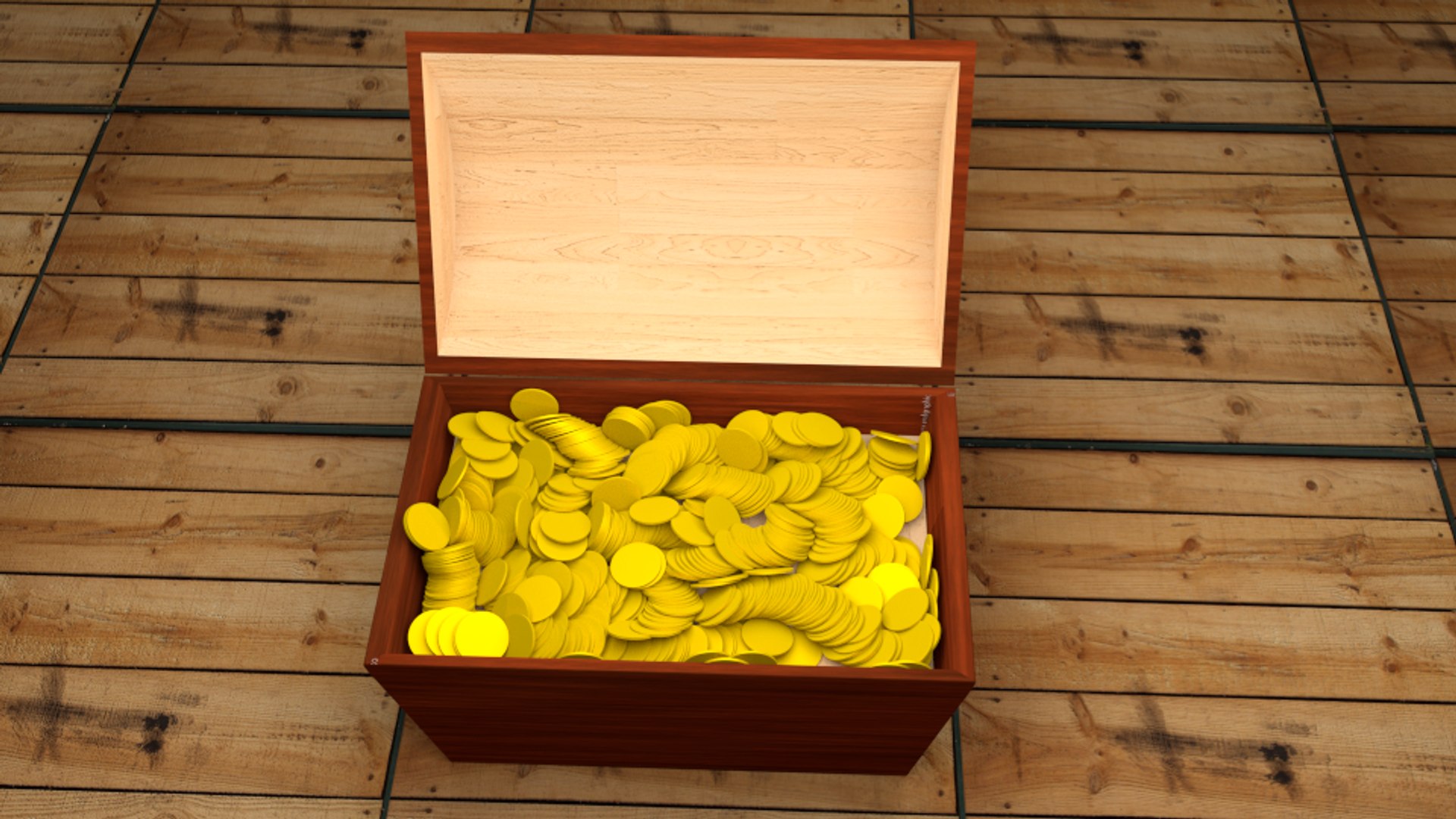 Chest Physics 3D Model - TurboSquid 1280965