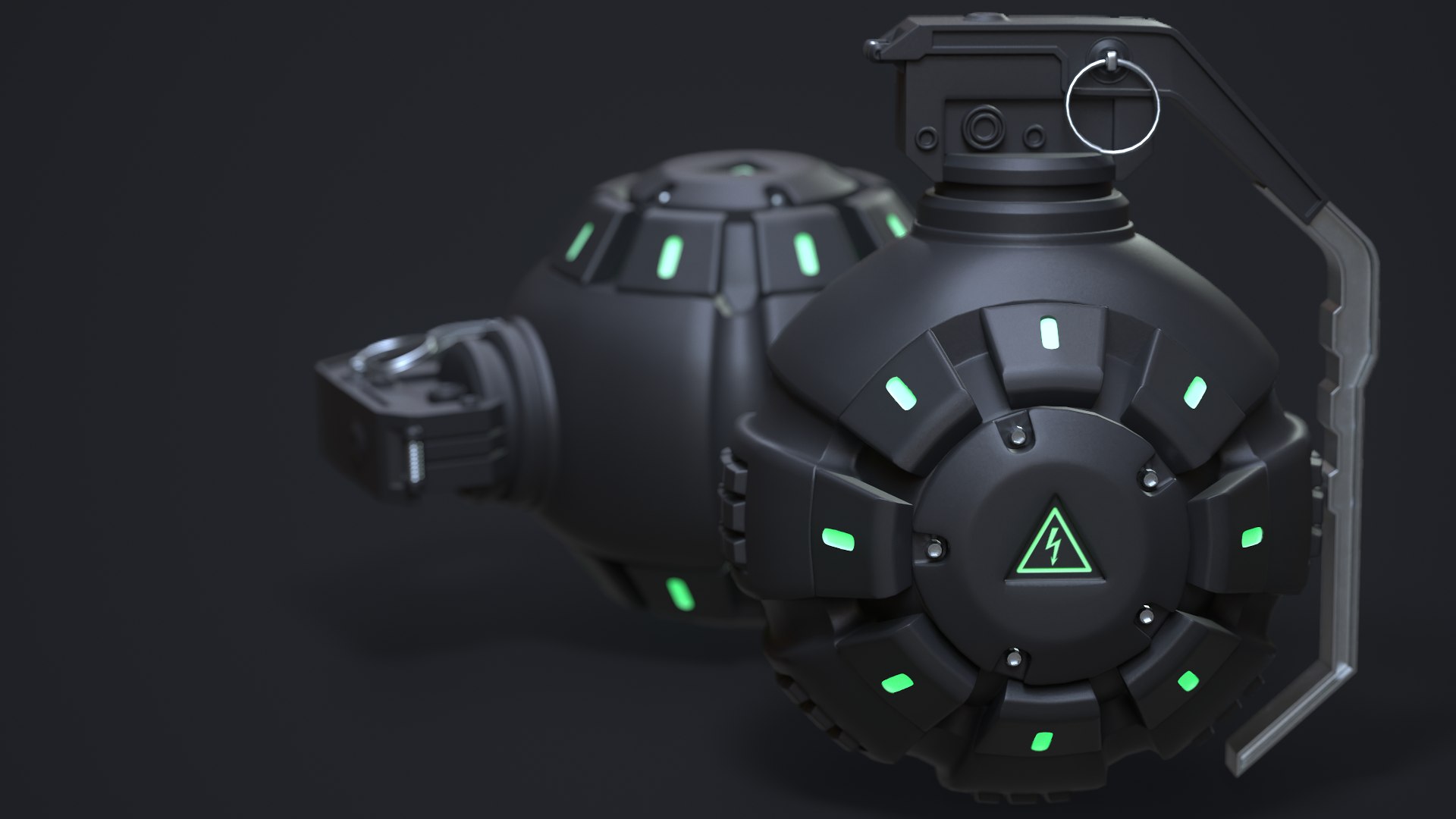 SCI-FI GRENADE 3D Model - TurboSquid 2340914