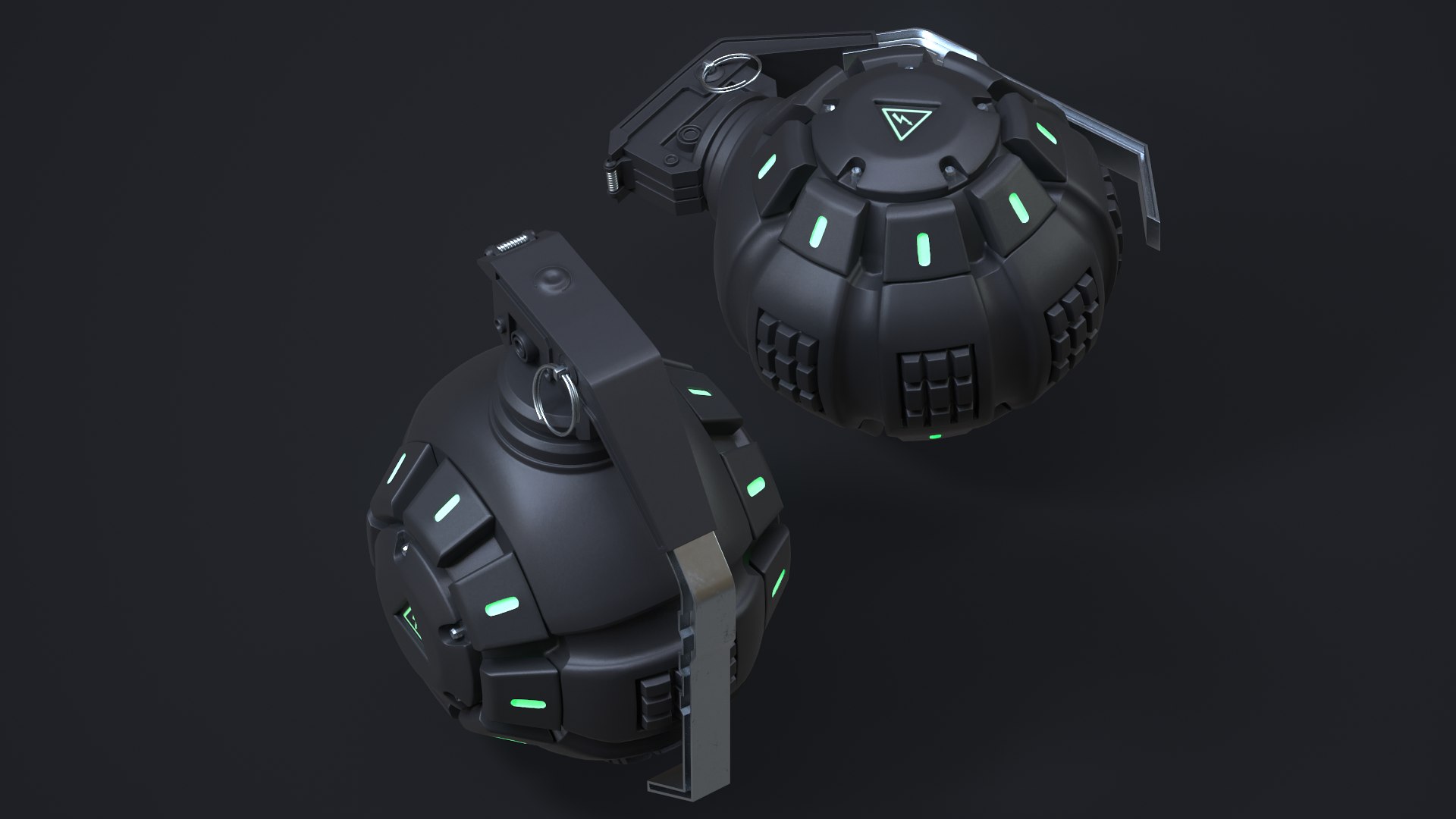 SCI-FI GRENADE 3D Model - TurboSquid 2340914